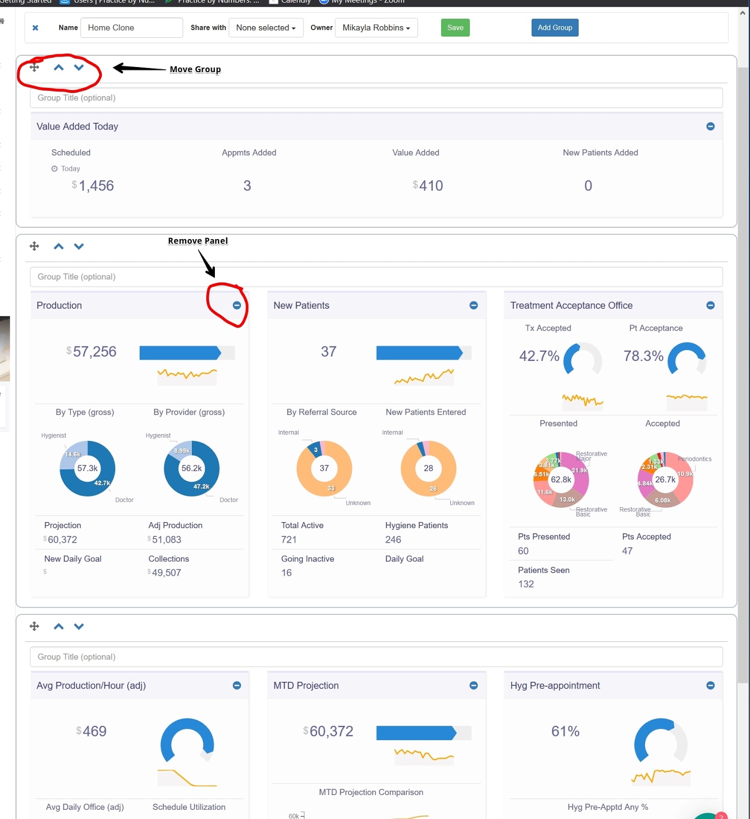 Customizing any PBN dashboard